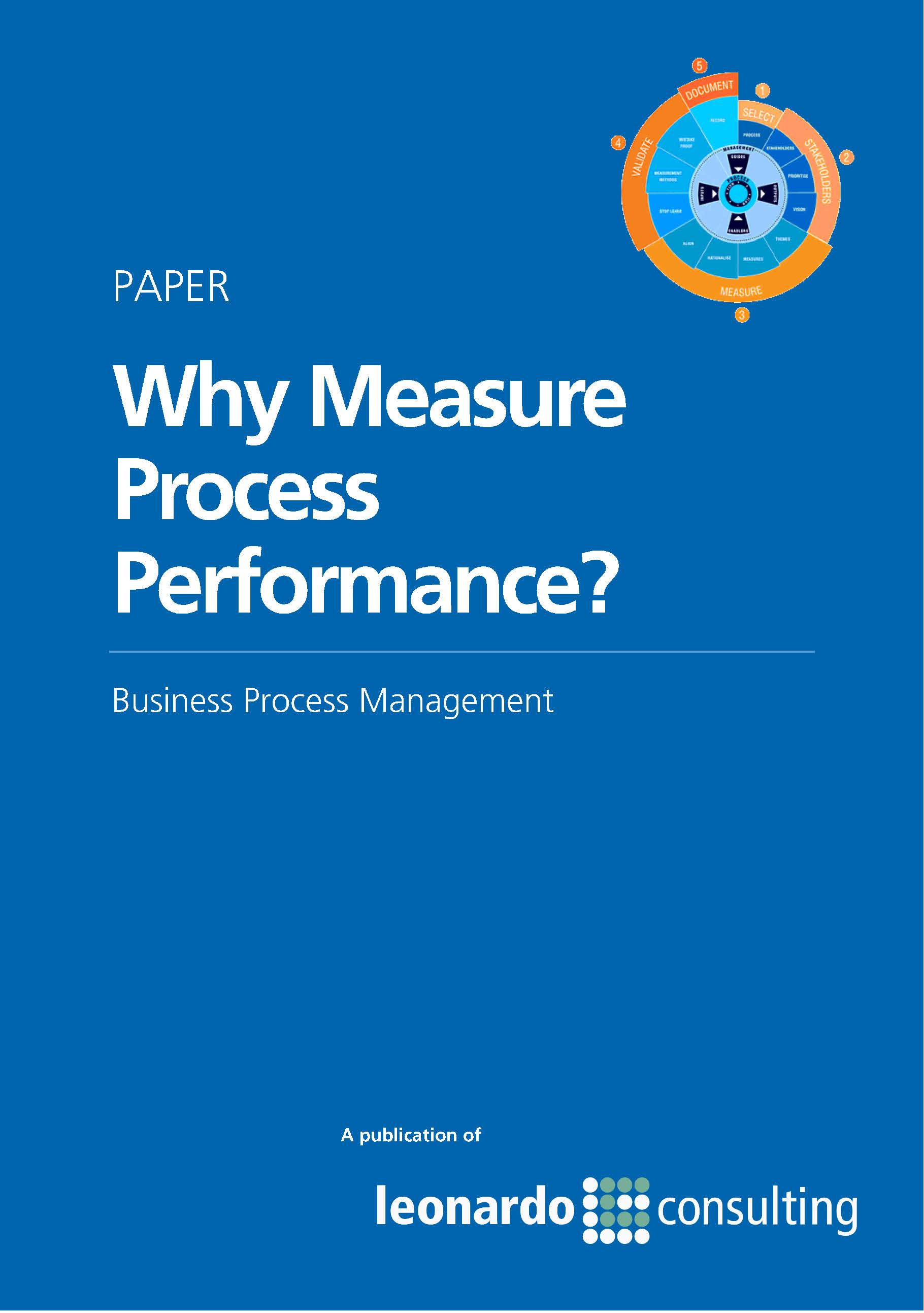 Why Measure Process Performance?